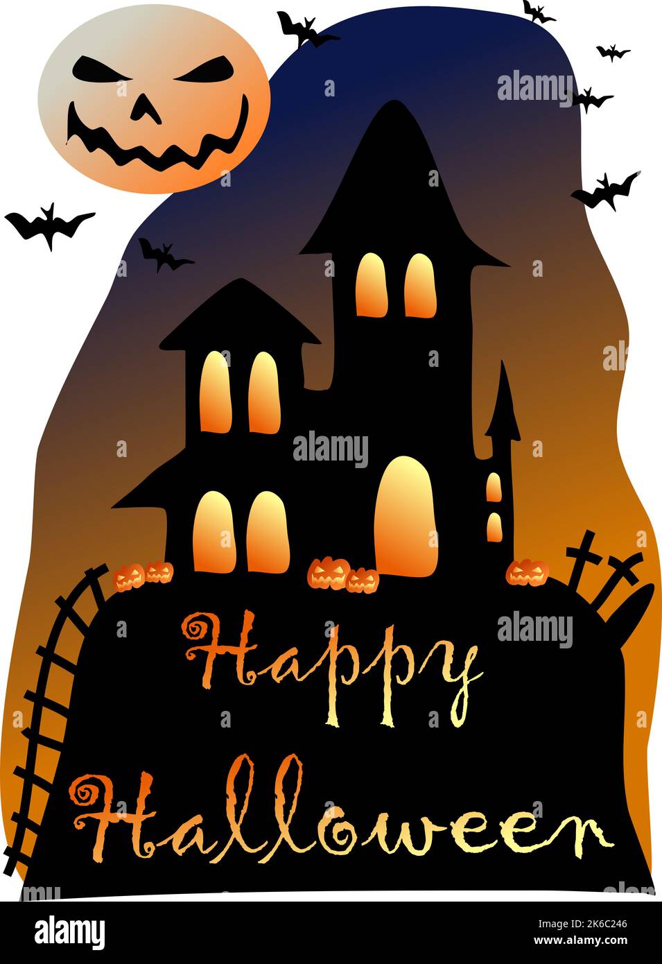 Halloween in the haunted house Stock Photo - Alamy