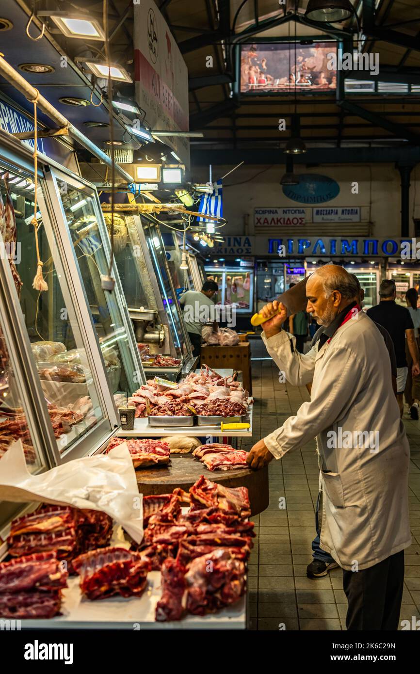 Varvakeios athens hi-res stock photography and images - Alamy