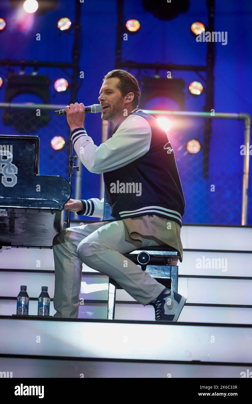 danish artist rasmus seebach playing at nibe festival Stock Photo - Alamy