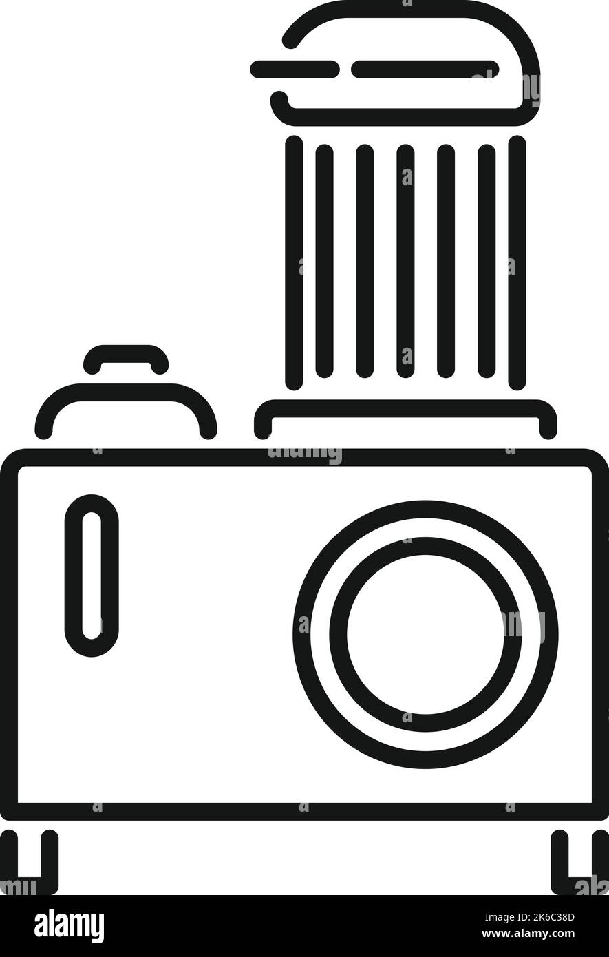 Power vector outline map Black and White Stock Photos & Images - Alamy