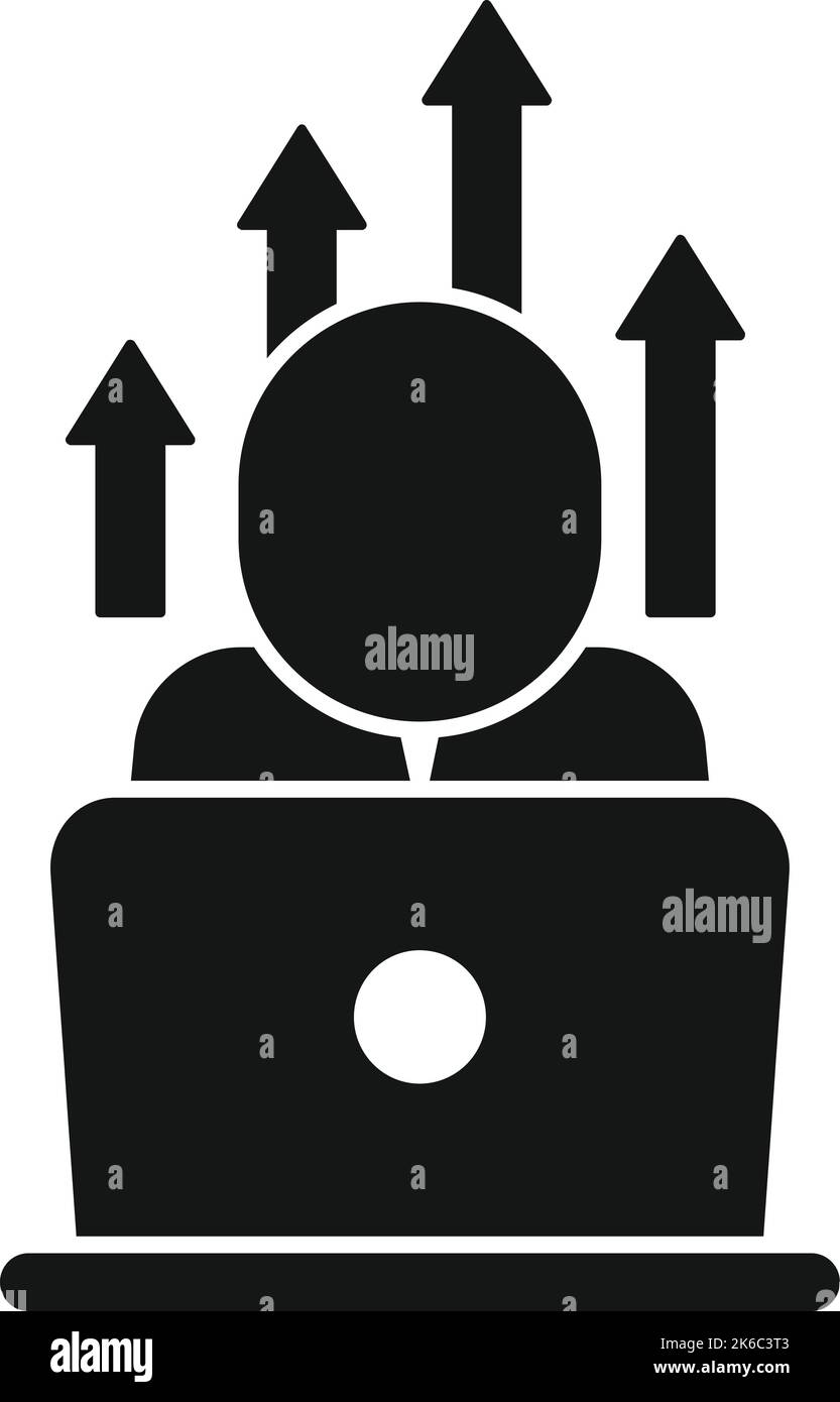 Worker development icon simple vector. Sustainable development. Eco ...