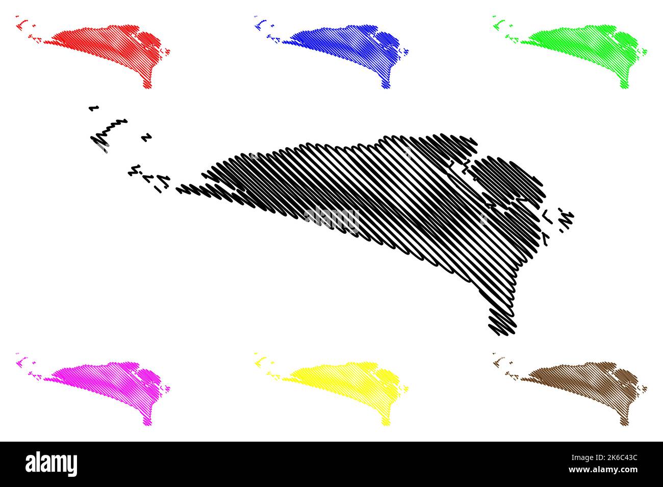 Sherbro and Turtle Islands (Republic of Sierra Leone, Salone, Atlantic ...