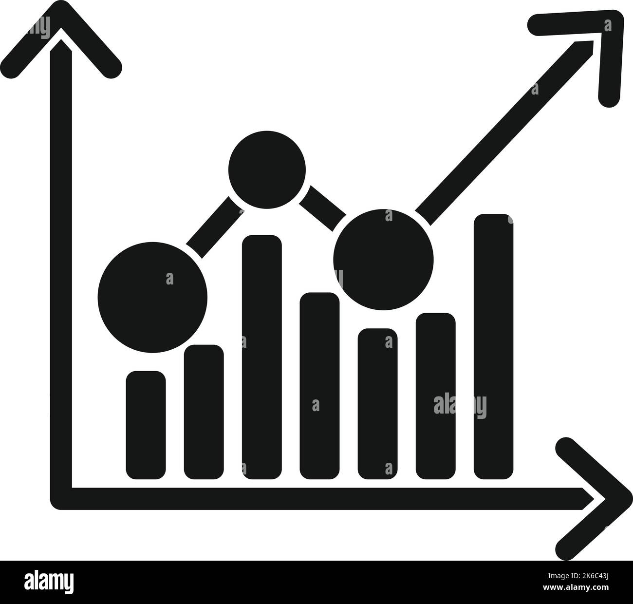 Graph development icon simple vector. Eco agenda. Earth sdg Stock ...