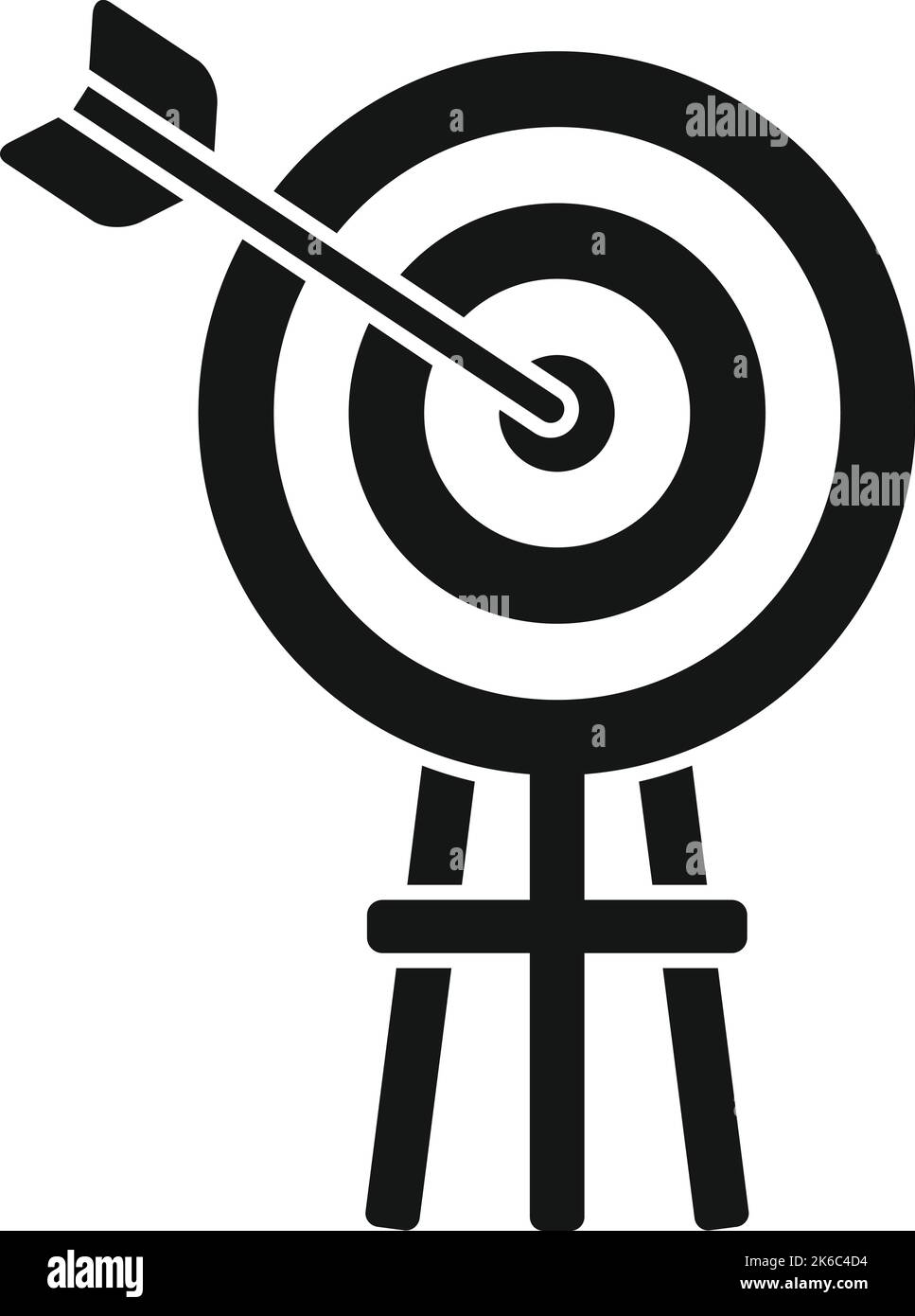 Eco target icon simple vector. Sustainable development. Global united ...