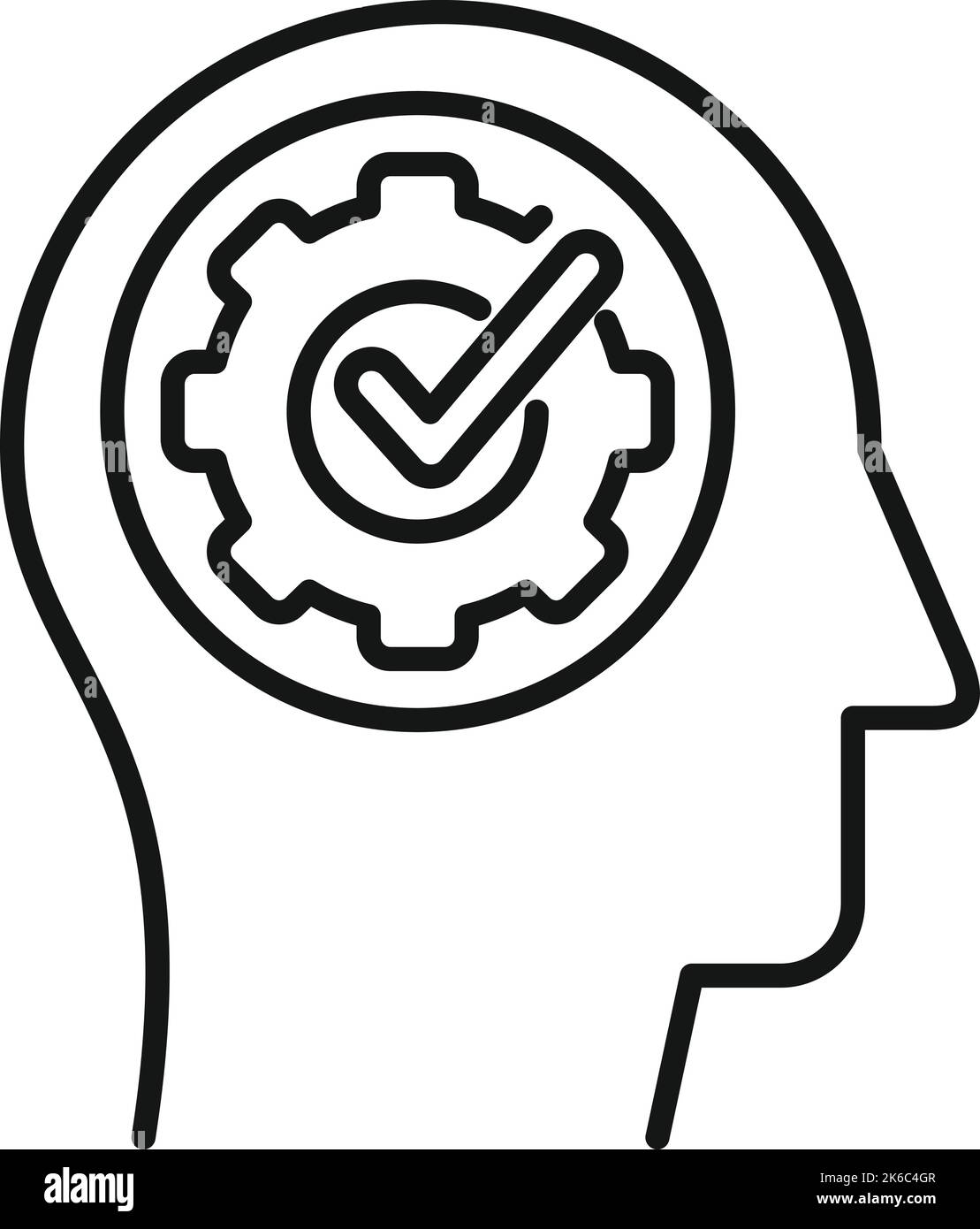 Mind idea icon outline vector. United agenda. Earth sdg Stock Vector ...