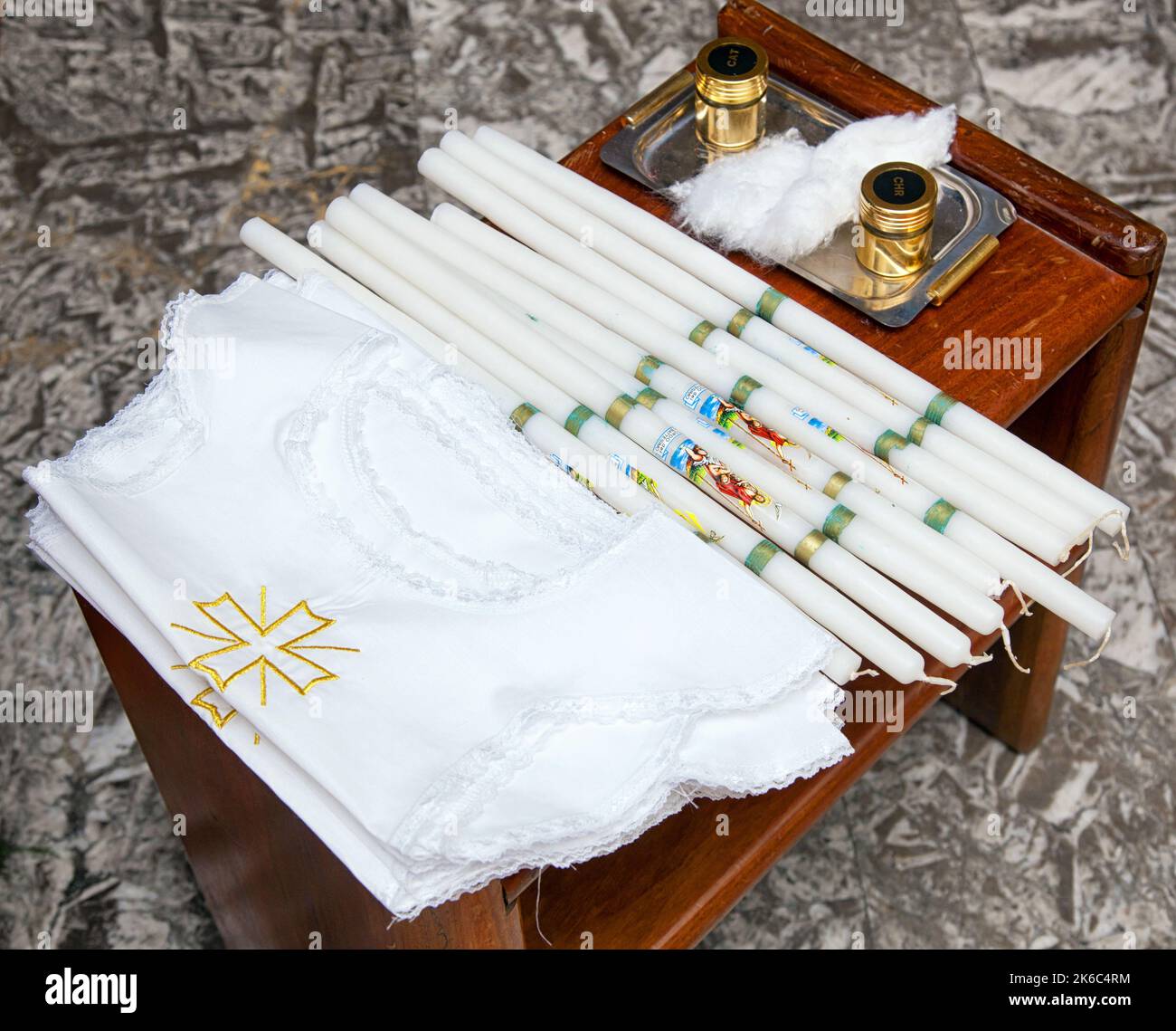 Catholic Baptism Symbols Chrism Transfer: Baptism Symbols