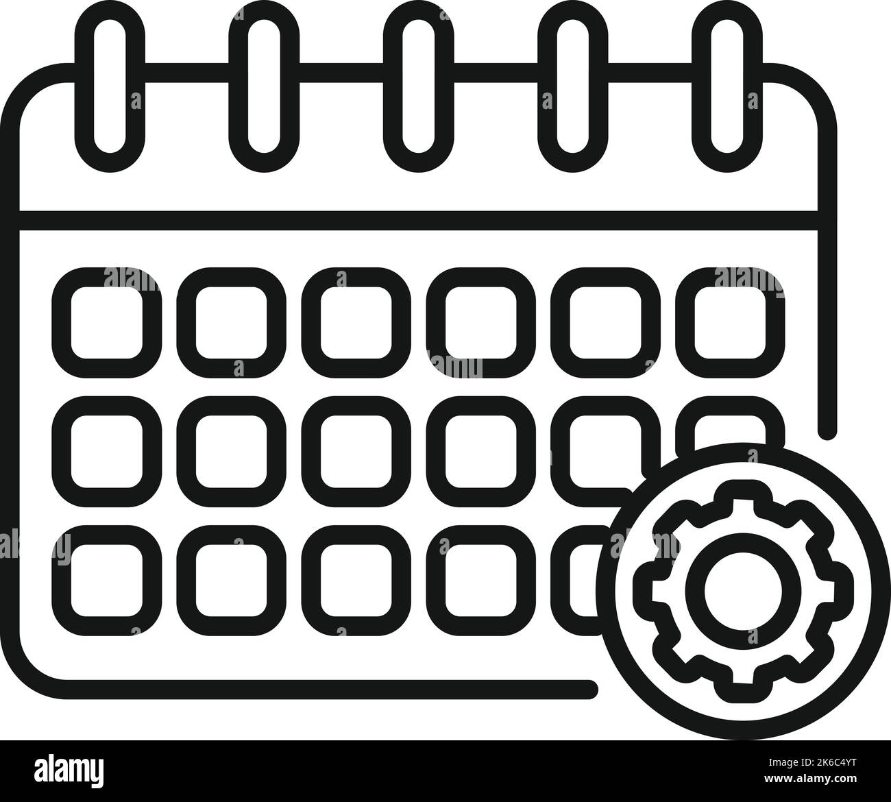 Development calendar icon outline vector. Eco agenda. United sdg Stock Vector Image & Art - Alamy