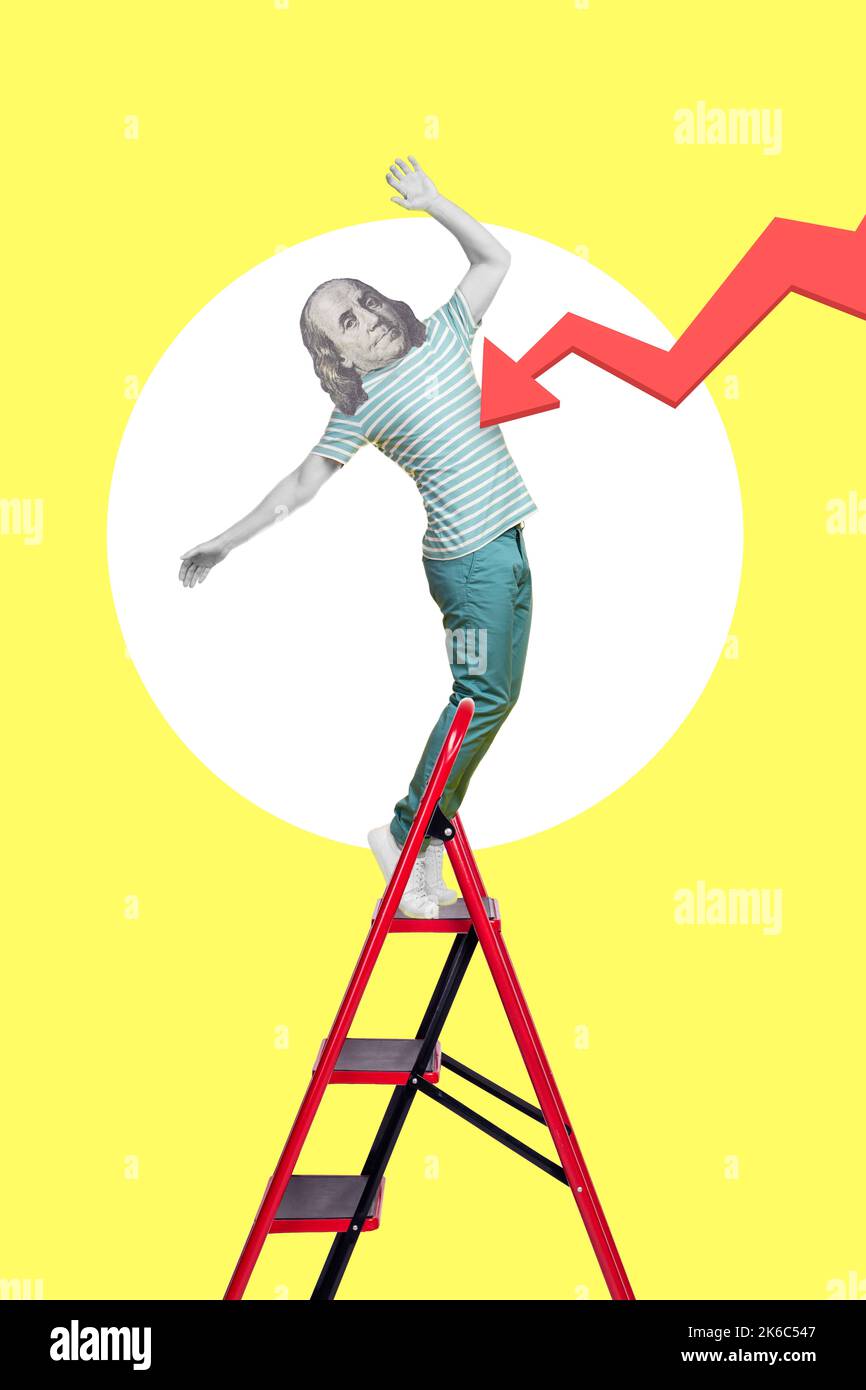 Collage photo of young excited funny man wear striped t-shirt green ...