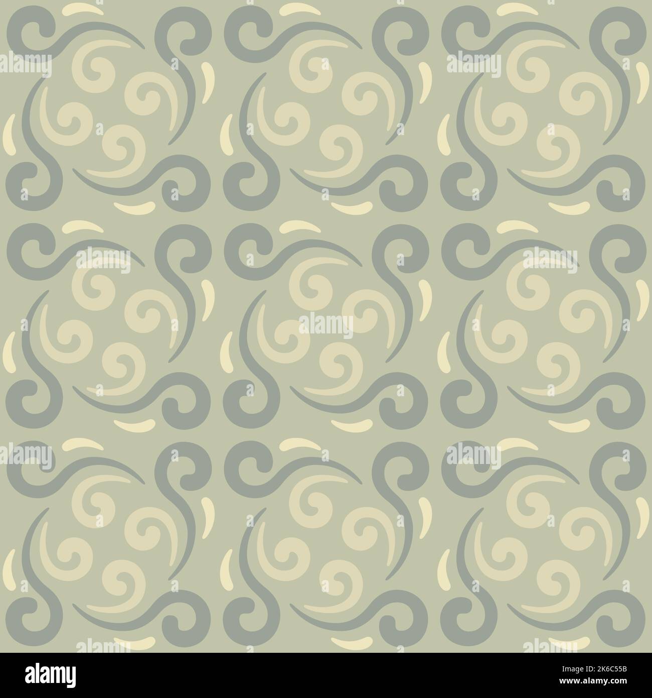 Seamless swirl pattern for prints, textile, web, advertising and any ...