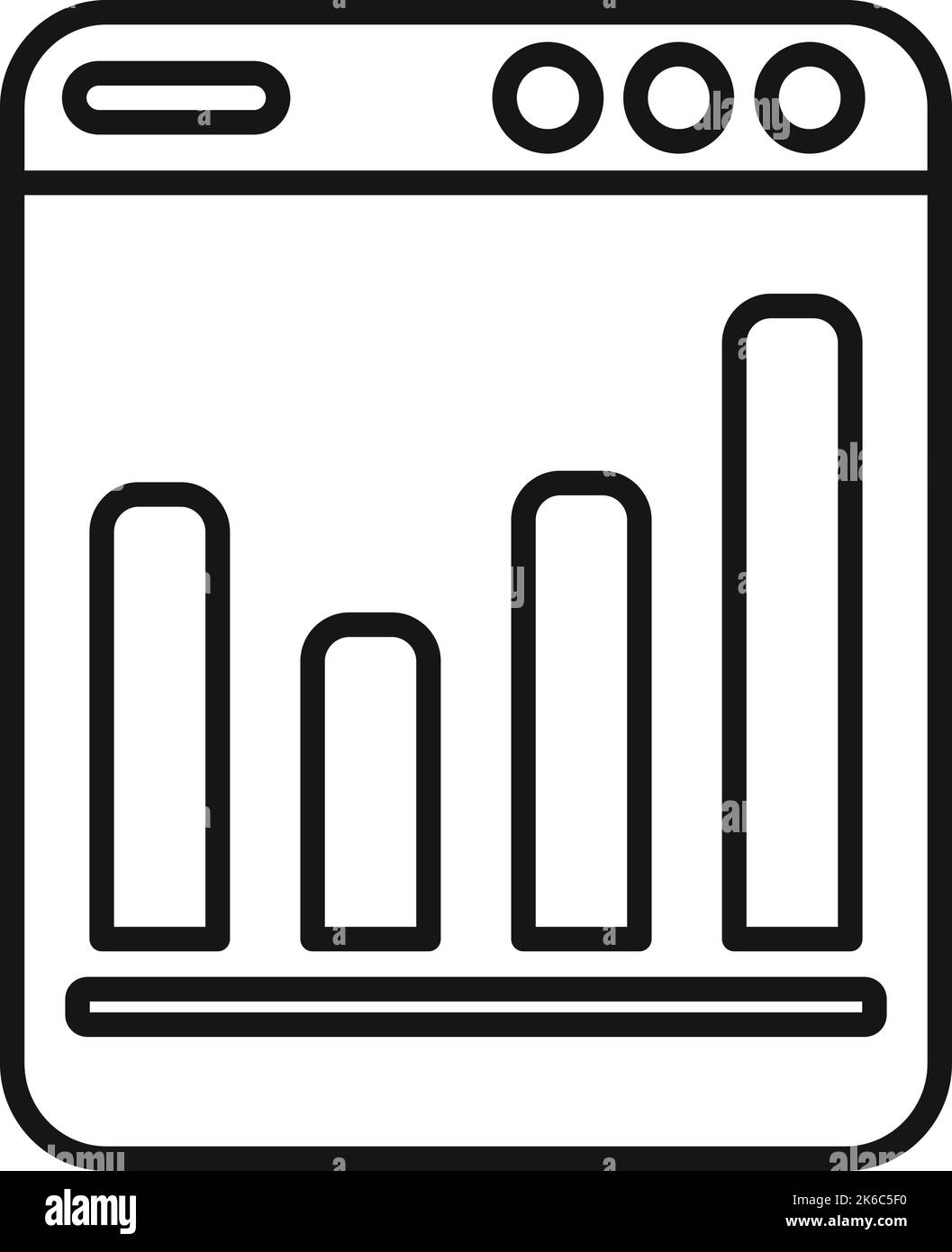 Web page graph icon outline vector. Eco recycle. Earth sdg Stock Vector ...