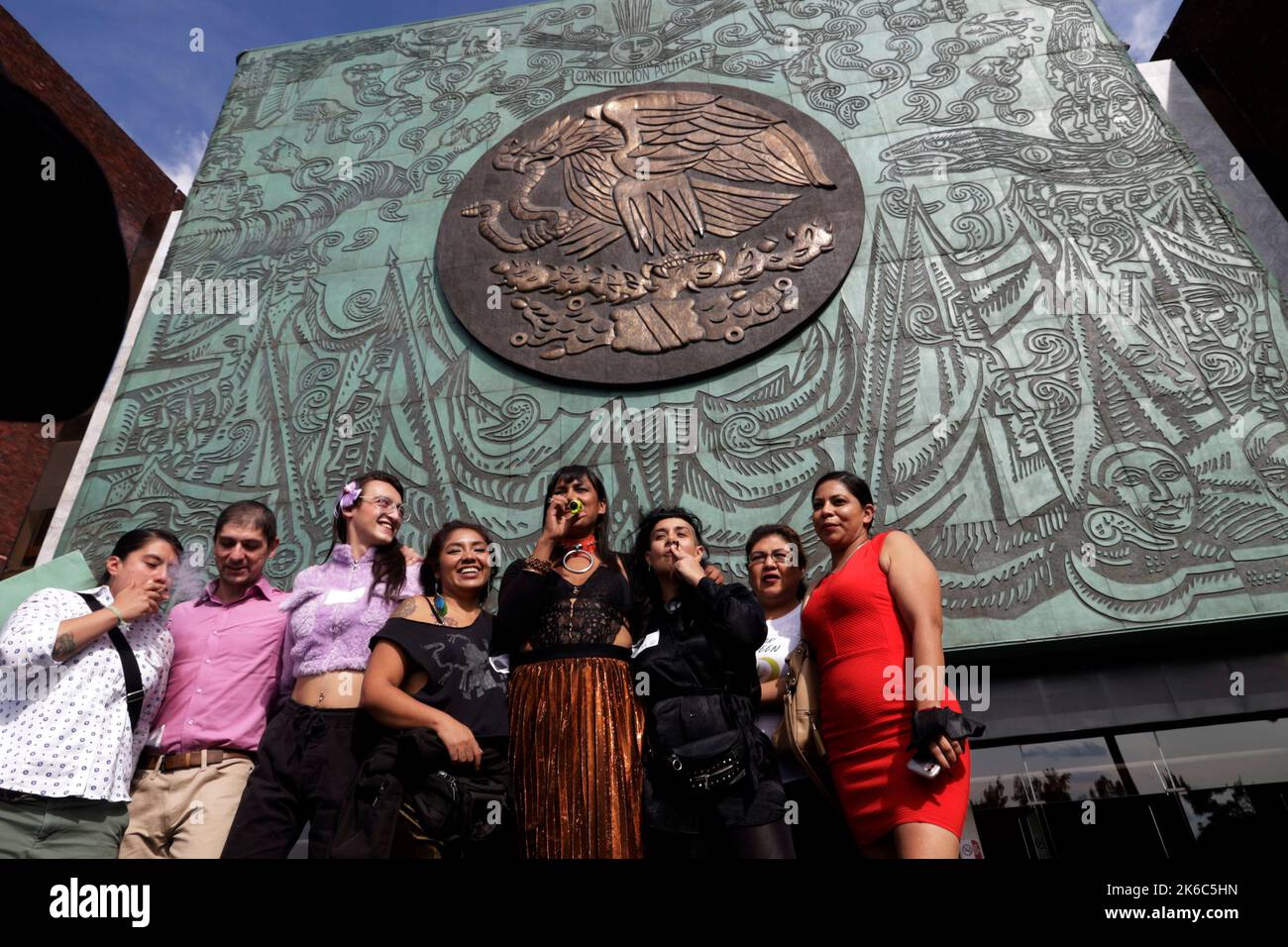 Mexico City, Mexico. 12th Oct, 2022. Transgender federal deputy, Maria ...
