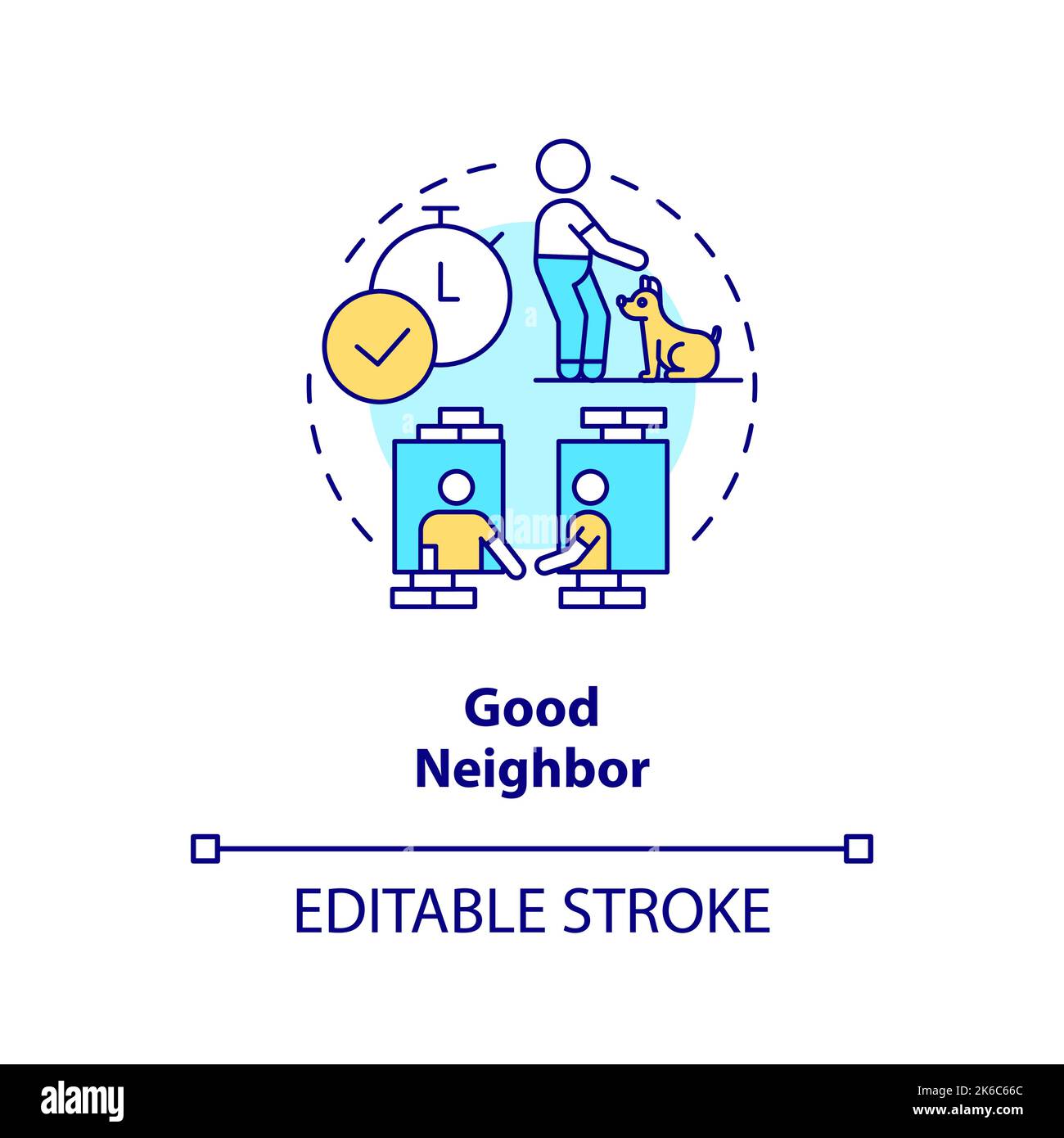 Ask your neighborhood Stock Vector Images - Alamy