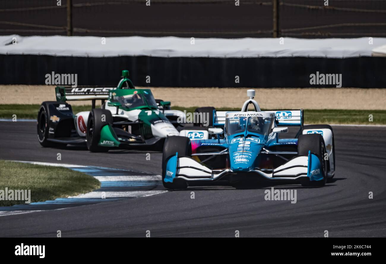 Open wheel race cars hi-res stock photography and images - Alamy