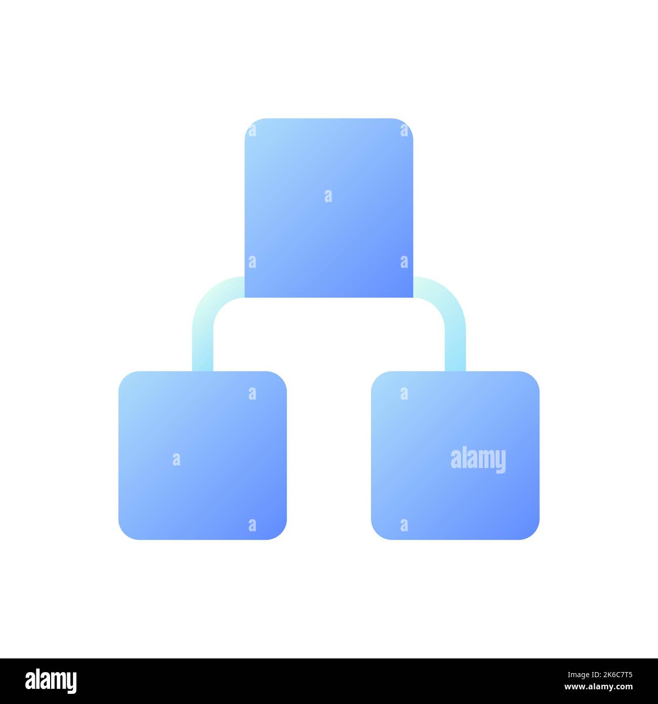 Infographic blocks pixel perfect flat gradient two-color ui icon Stock Vector Image & Art - Alamy