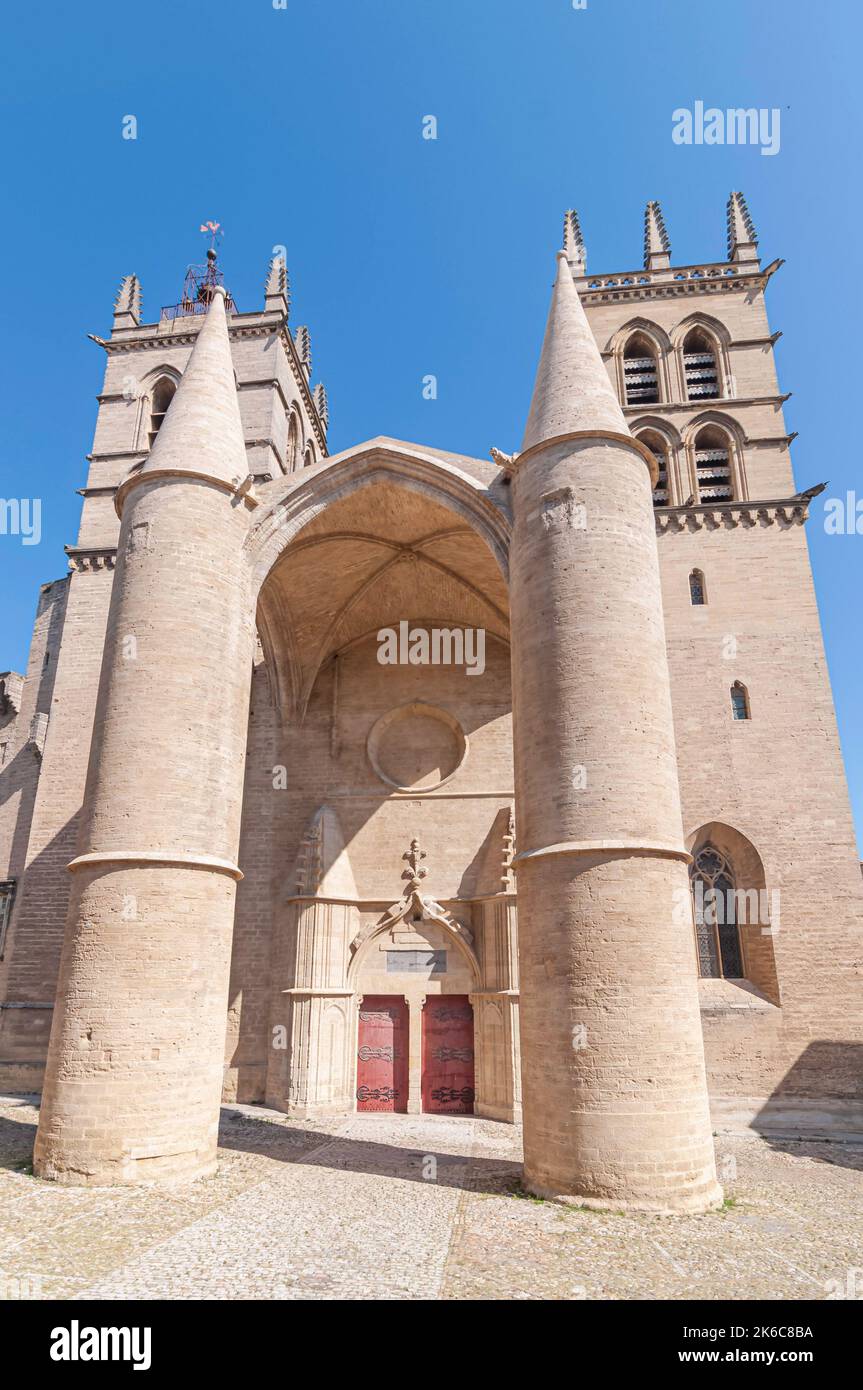 Cathedral of Saint Pierre in Montpellier, France Stock Photo - Alamy