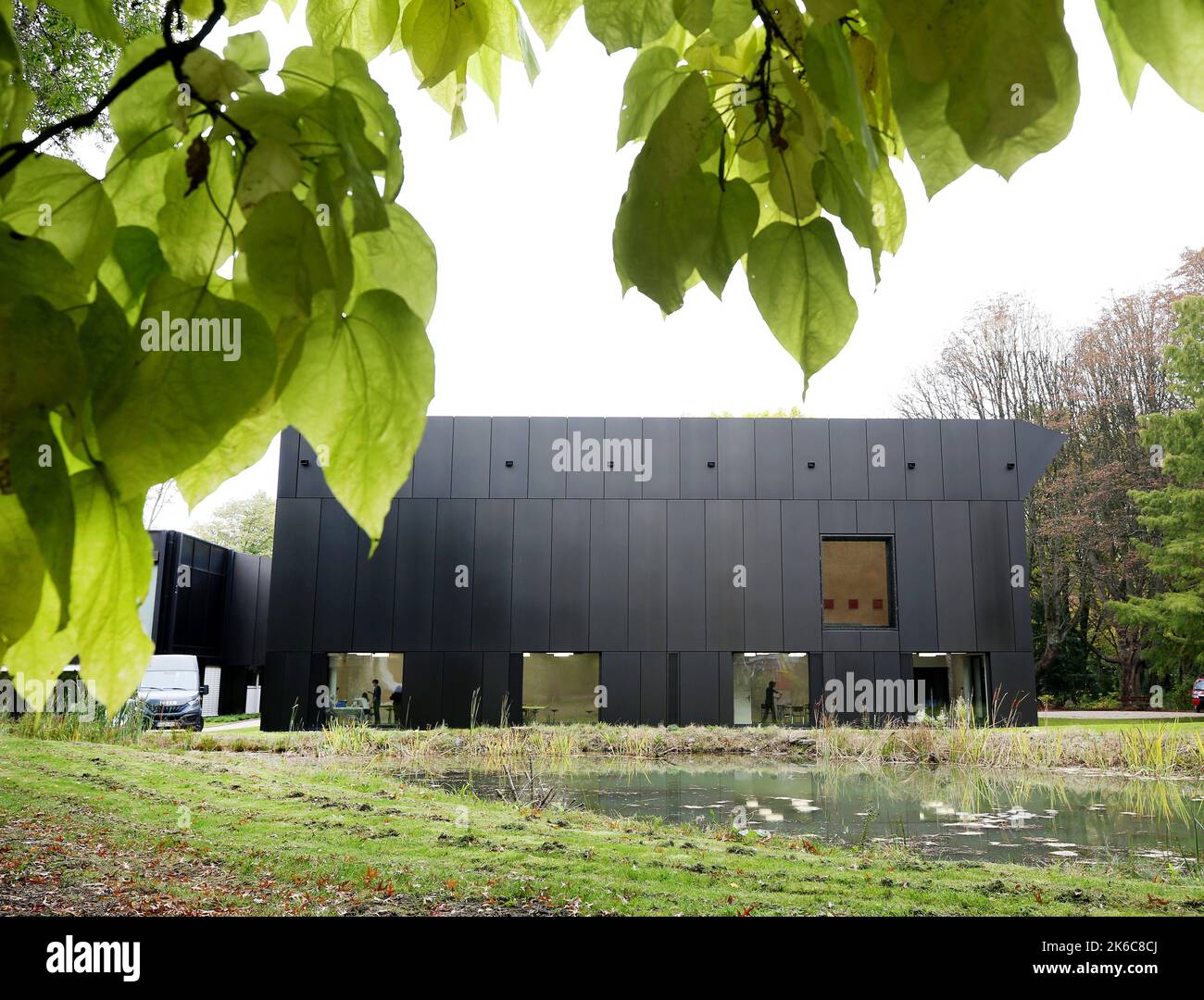 Bottrop, Germany. 13th Oct, 2022. The new extension of the museum ...