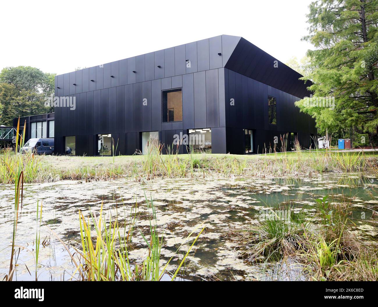 Bottrop, Germany. 13th Oct, 2022. The new extension of the museum ...