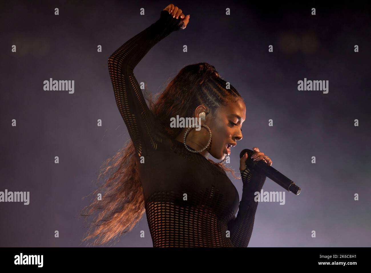 black eyed peas with j.rey soul playing show at nibe Stock Photo - Alamy