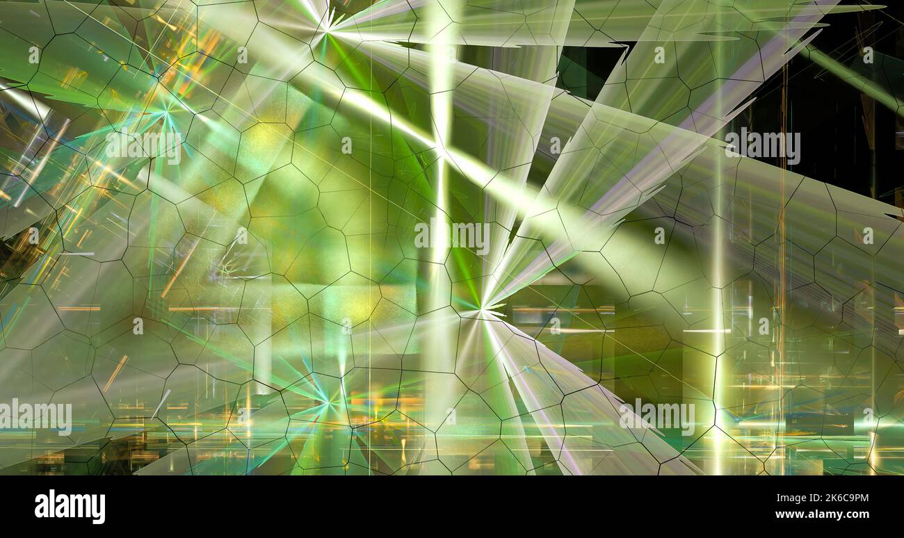 Three-dimensional 3D fractal texture. Computer generated abstract ...