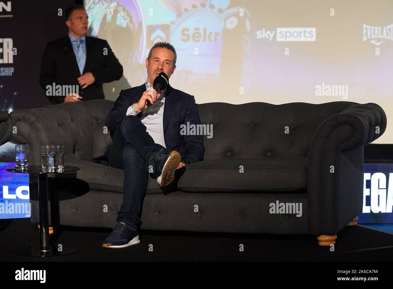 President of Top Rank Boxing Todd duBoef during a press conference at ...