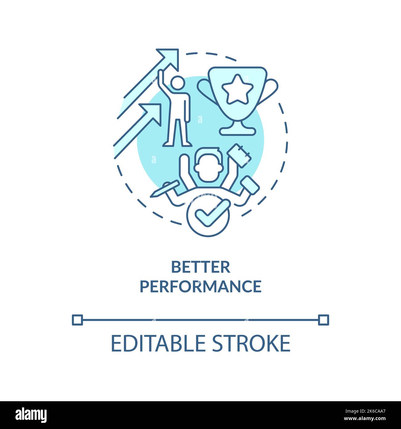 Development performance self improvement Cut Out Stock Images ...