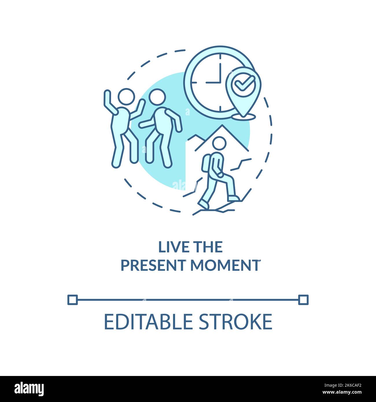 Present moment logo hi-res stock photography and images - Alamy