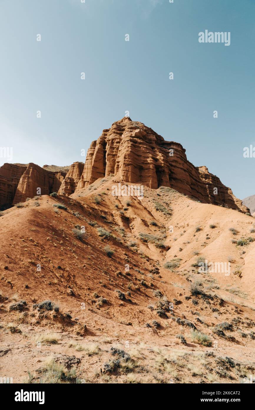 Rock formations on clear day Stock Photo - Alamy