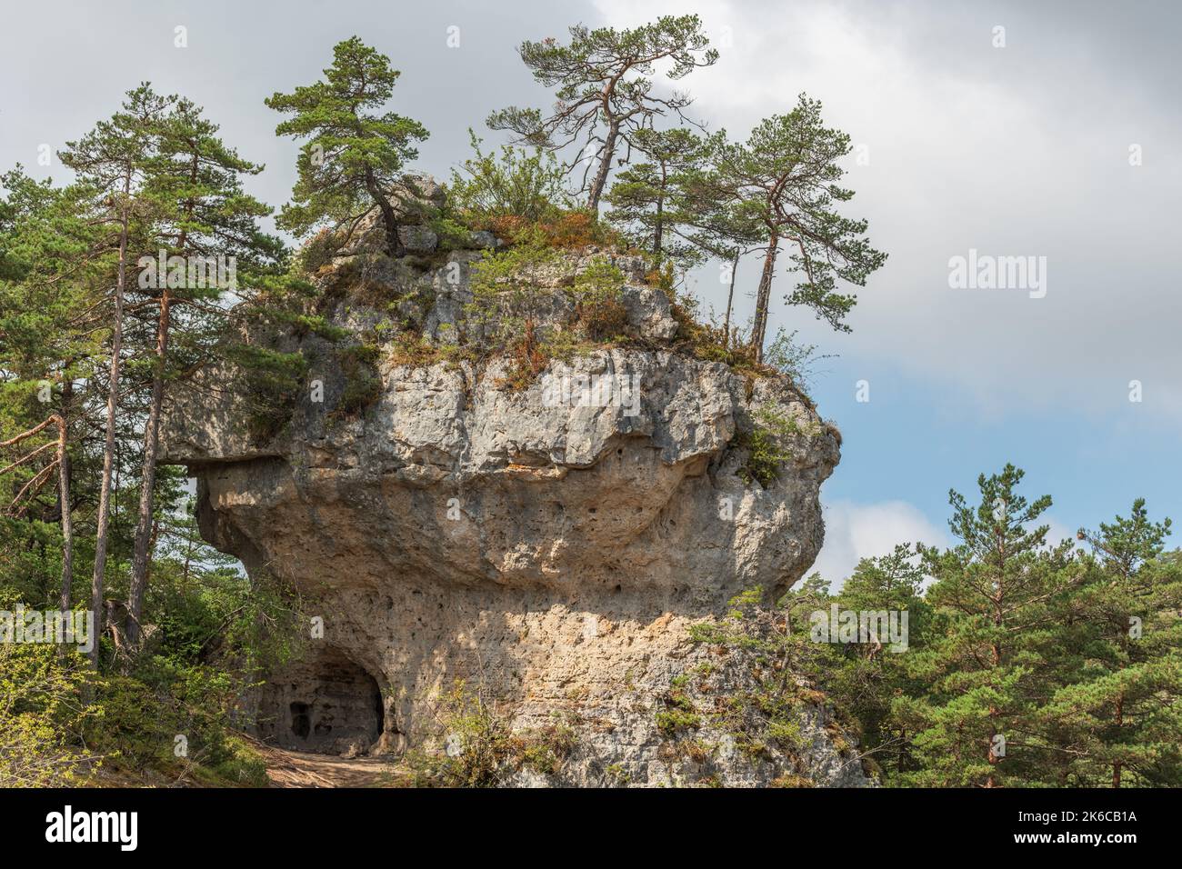 Wild landscape in Cevennes National Park, UNESCO World Heritage Site ...