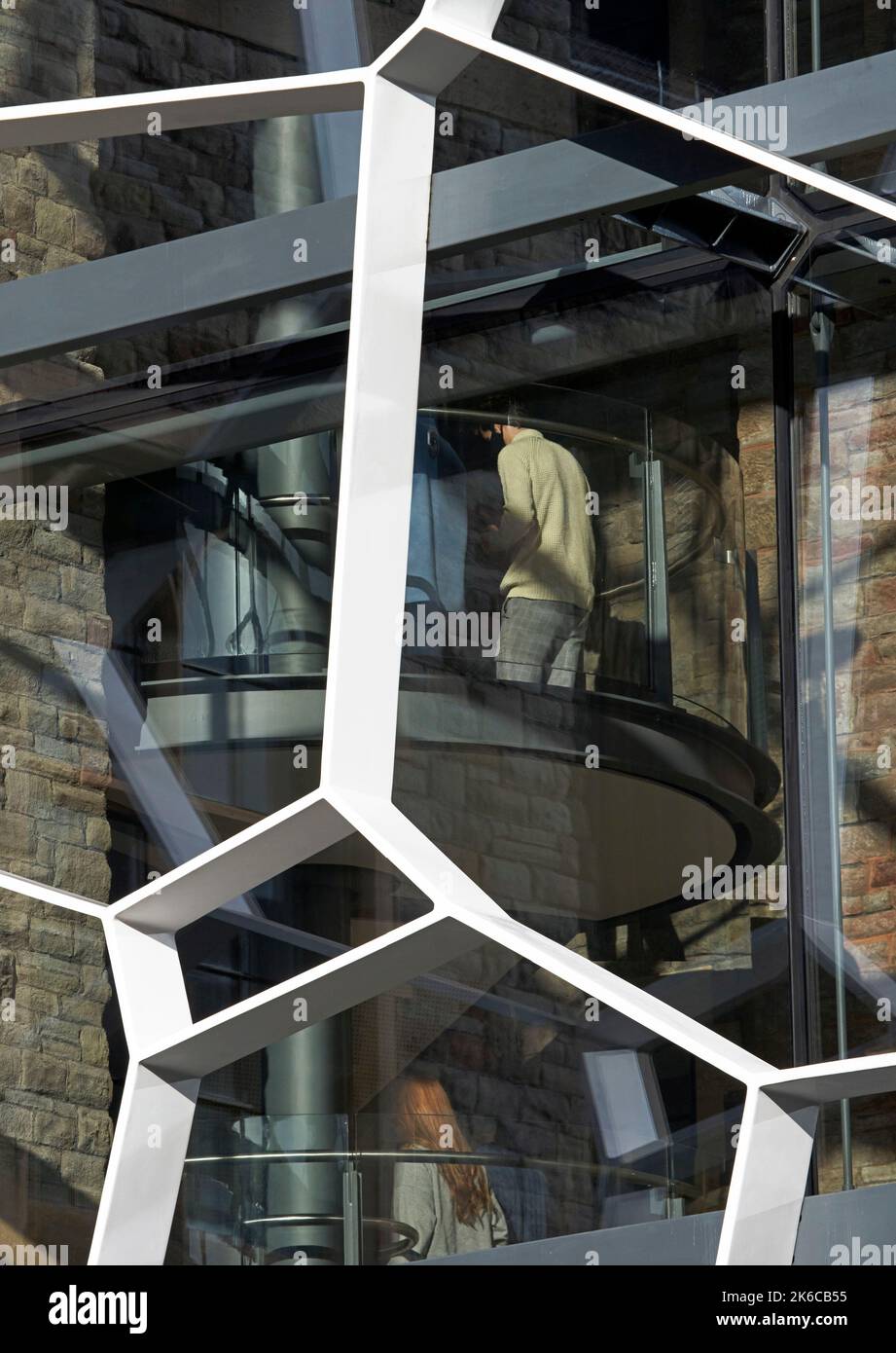 Detail of exterior atrium screen. University of Bristol: Fry Building ...