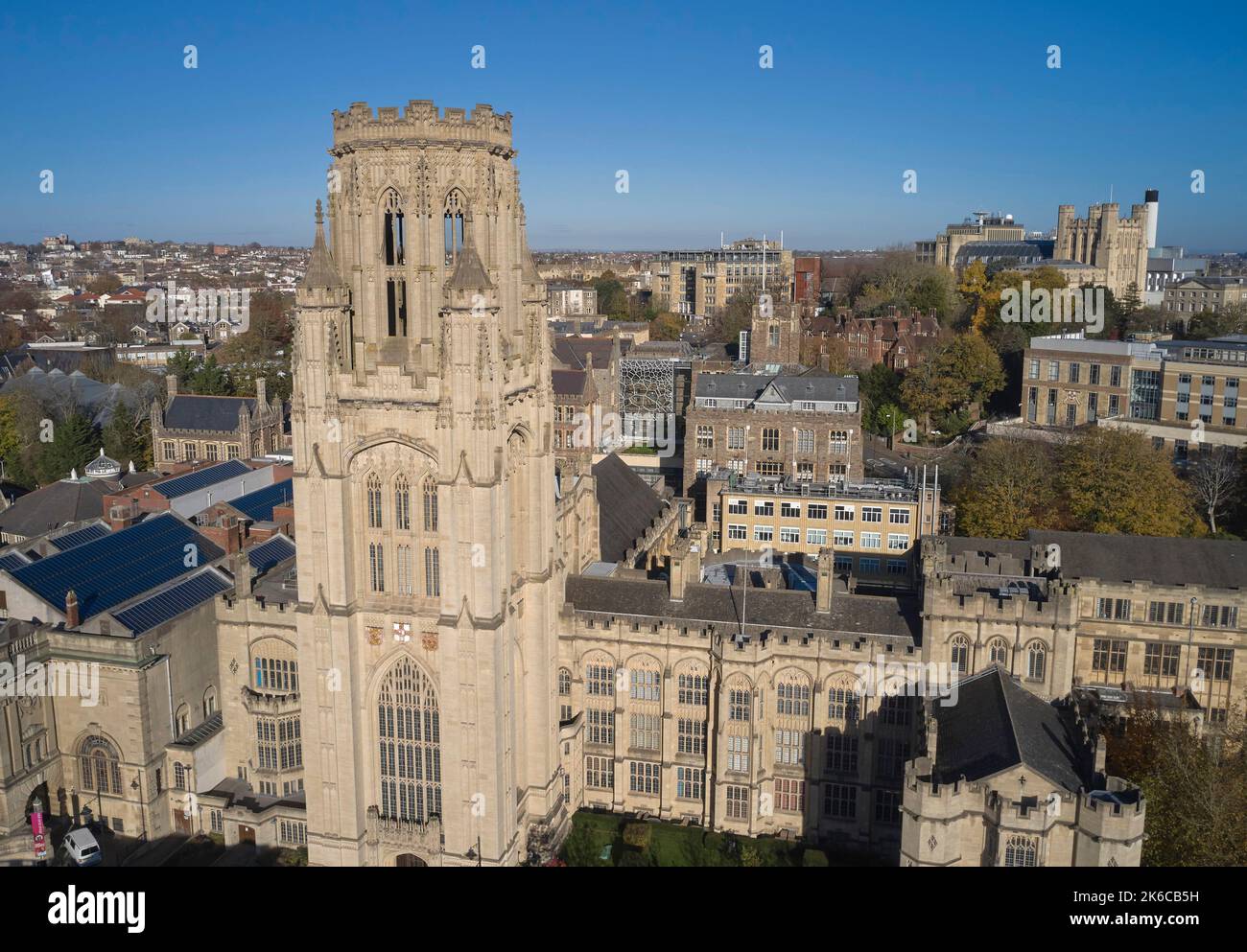 High level exterior view. University of Bristol: Fry Building, Bristol ...