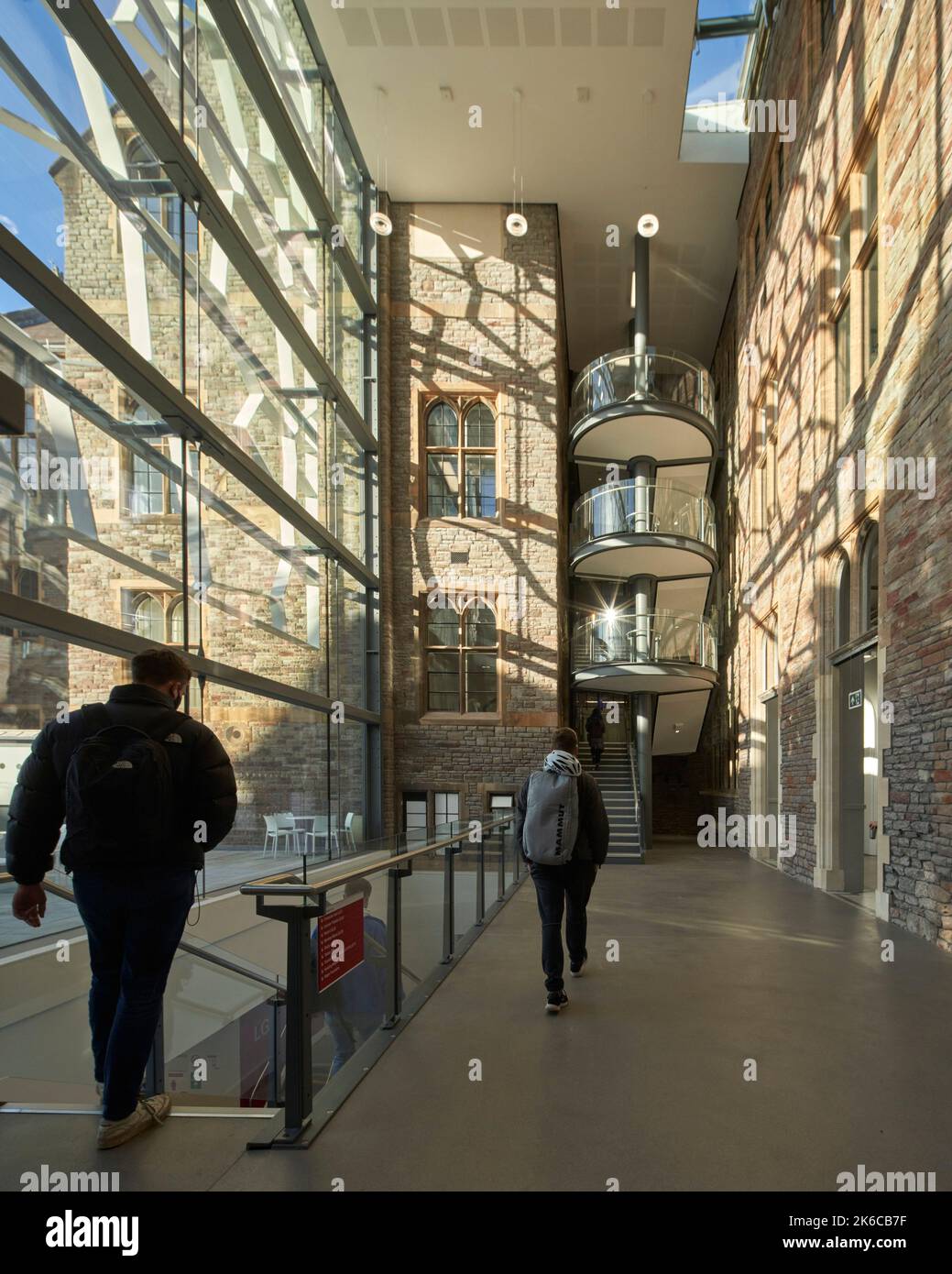 Main circulation space. University of Bristol: Fry Building, Bristol ...