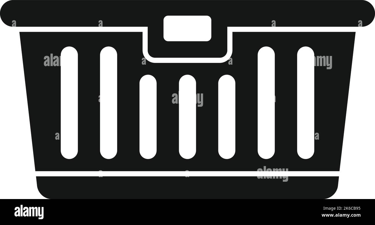 Garbage box icon simple vector. Biodegradable plastic. Ocean waste ...