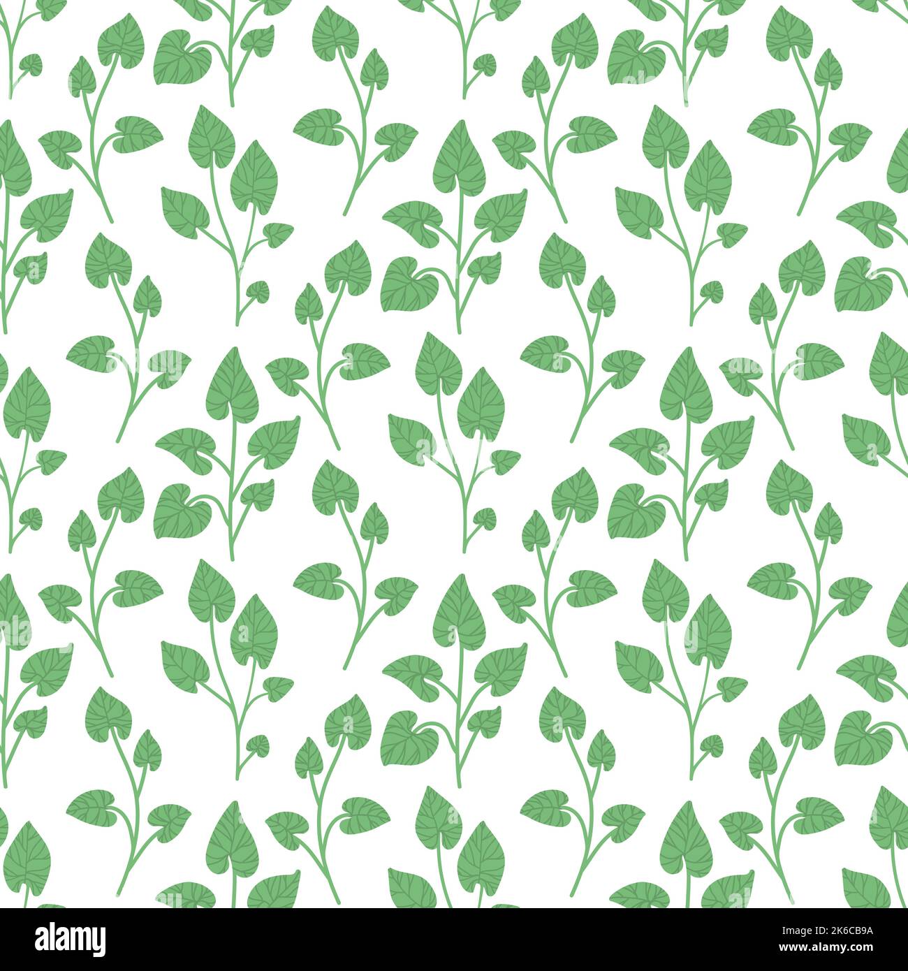 Vintage leaves vector background. Creative texture for fabric, textile ...