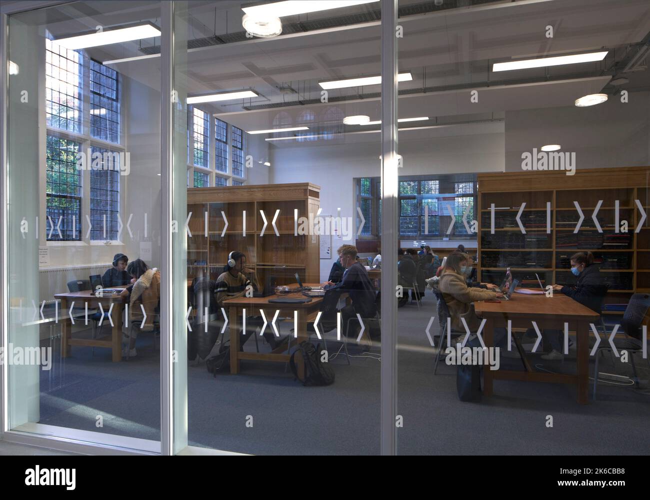 View through to library. University of Bristol: Fry Building, Bristol ...