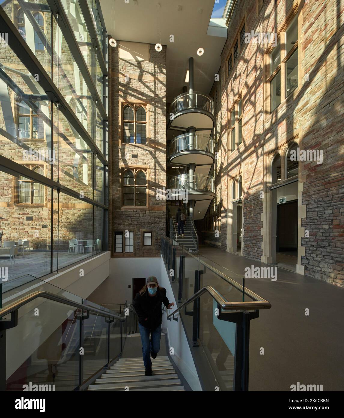 Main circulation space. University of Bristol: Fry Building, Bristol ...