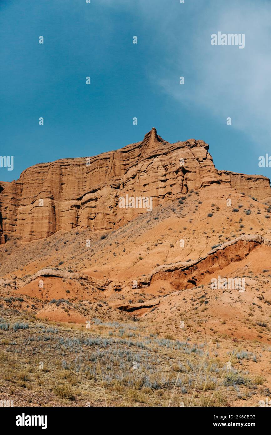 Rock formations on clear day Stock Photo - Alamy