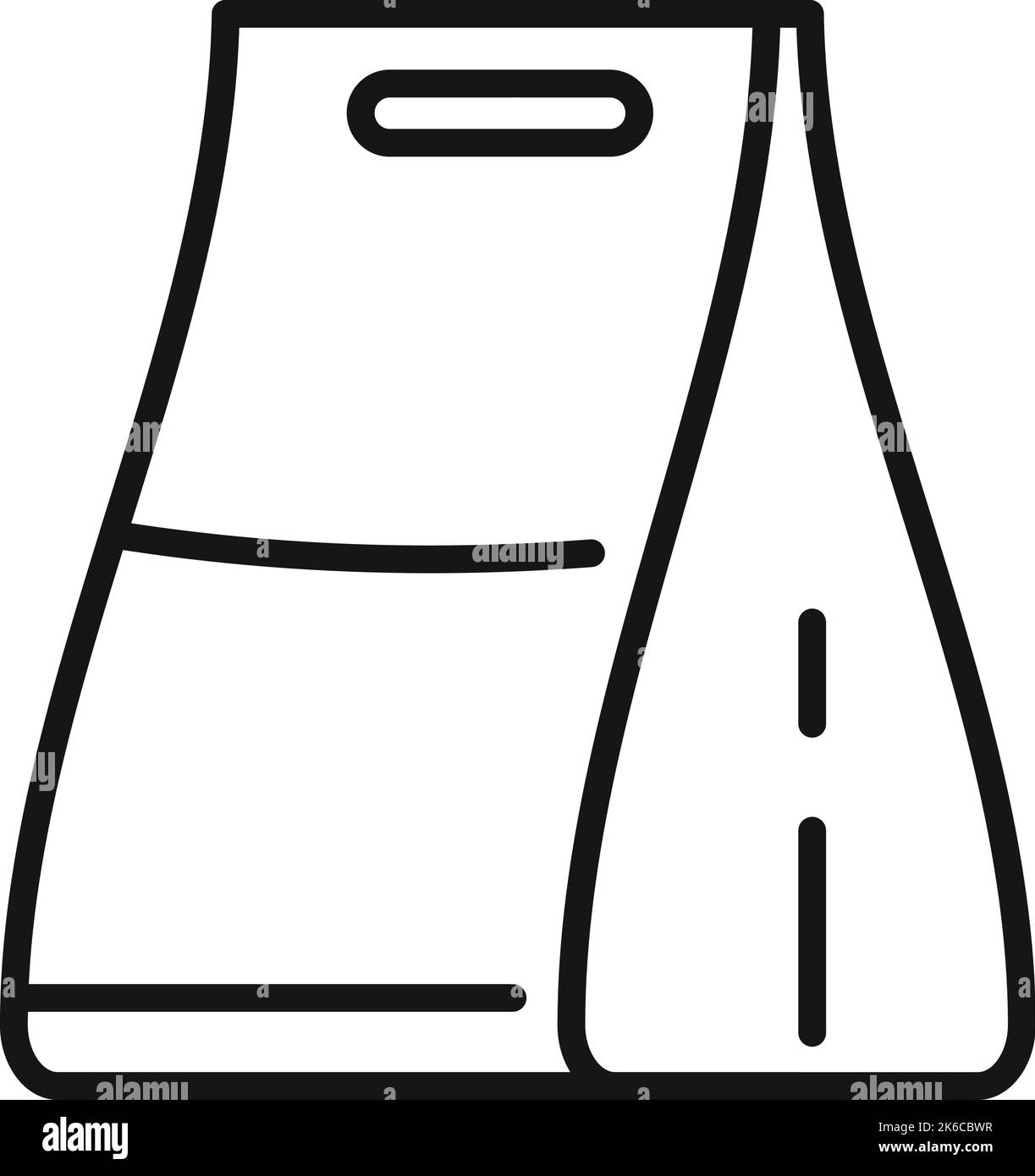 Biodegradable plastic pack icon outline vector. Eco recycle. Ecology ...