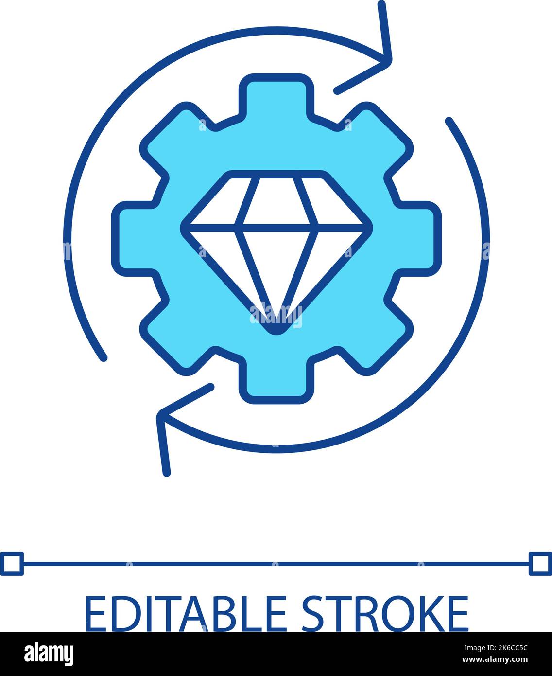 Work quality setup RGB color icon Stock Vector Image & Art - Alamy