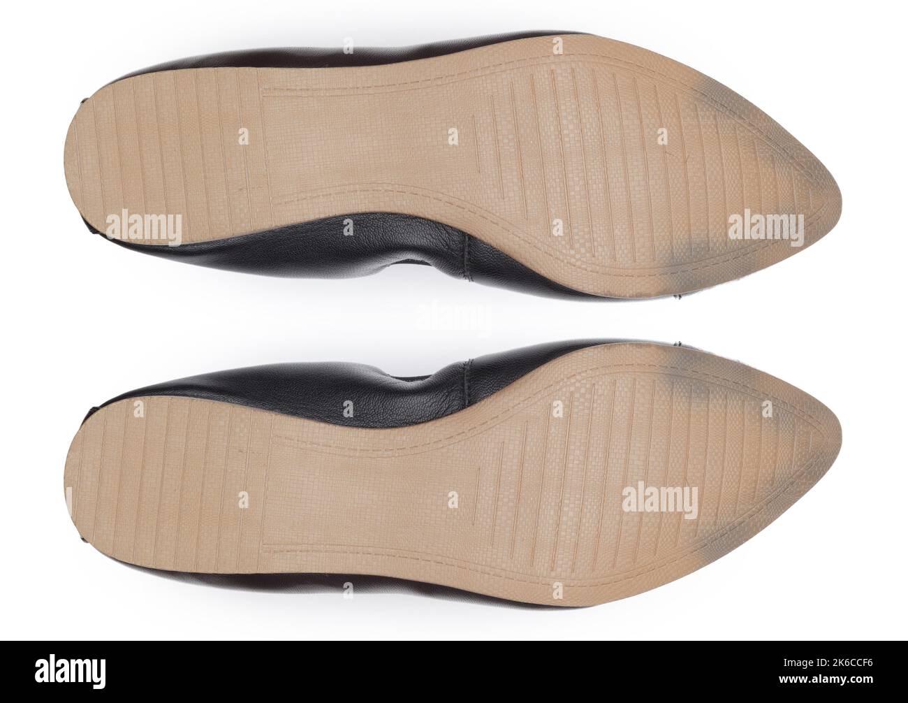 Bottom of shoes, isolated on white background Stock Photo - Alamy