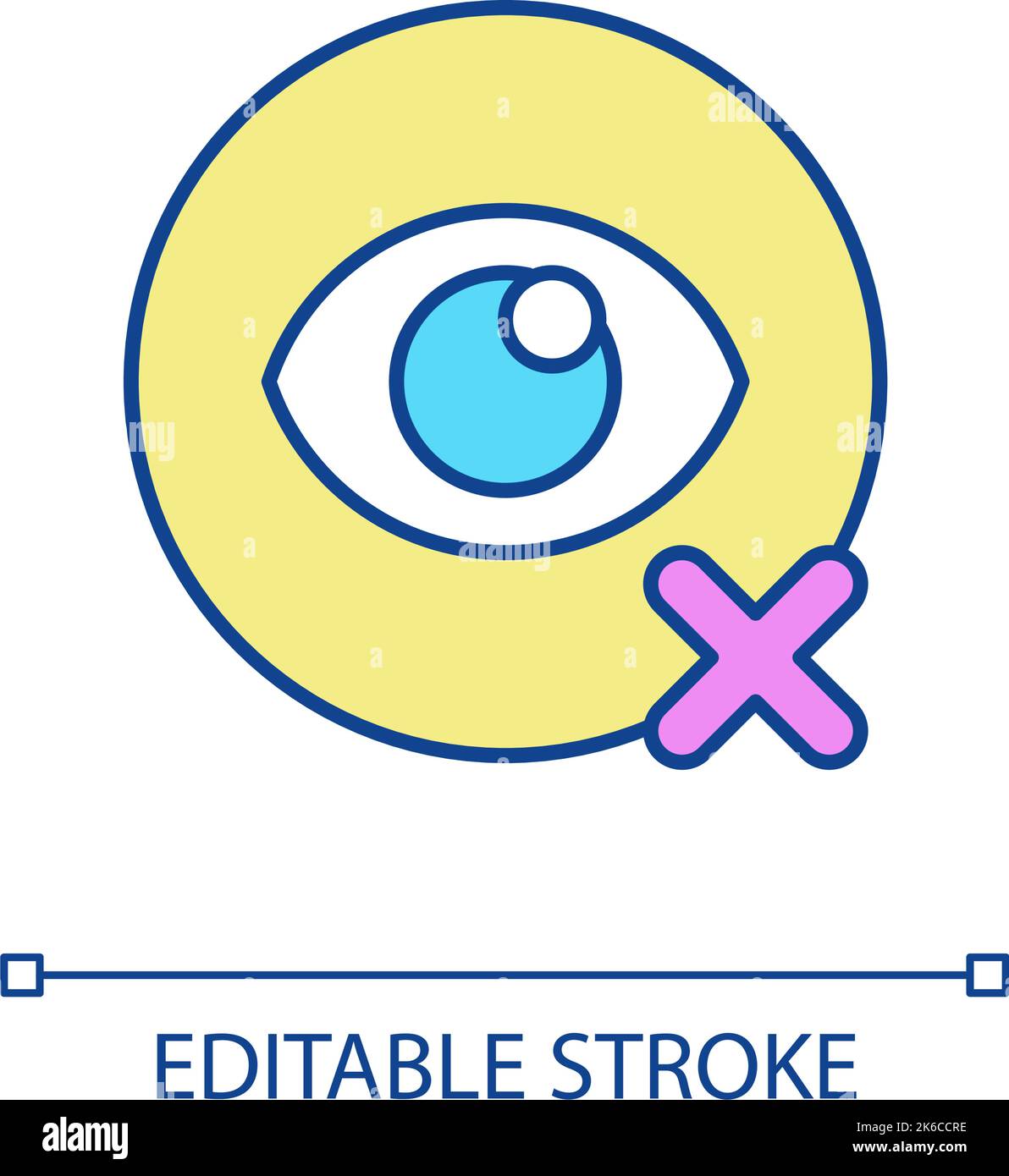 Lack of strategic vision RGB color icon Stock Vector Image & Art - Alamy