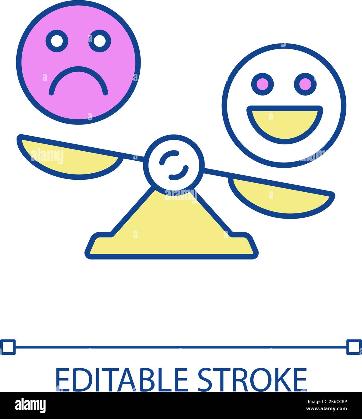 Increase positive experience RGB color icon Stock Vector Image & Art ...