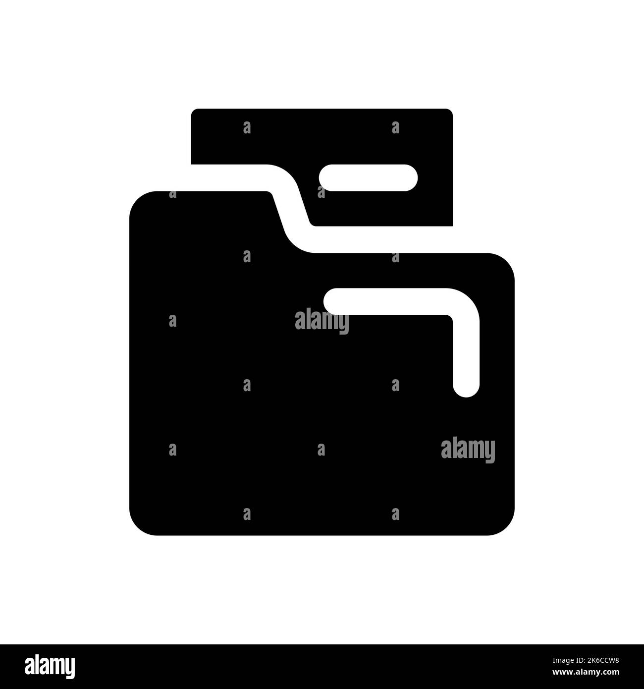 Folder icon user in Black and White Stock Photos & Images - Alamy