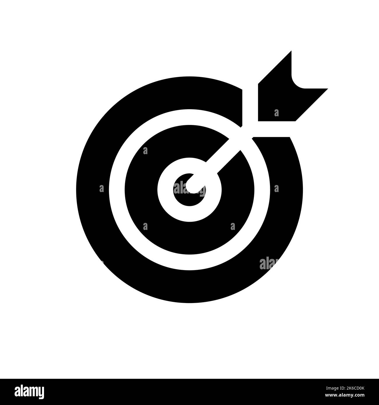 Archery target clipart Black and White Stock Photos & Images - Alamy