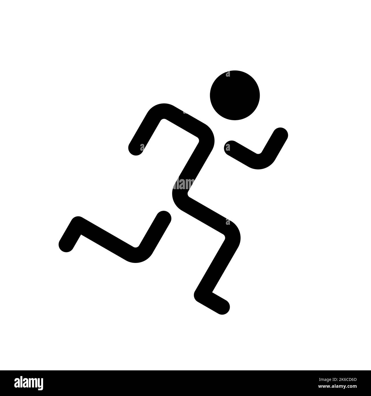 Running app icon Black and White Stock Photos & Images - Alamy