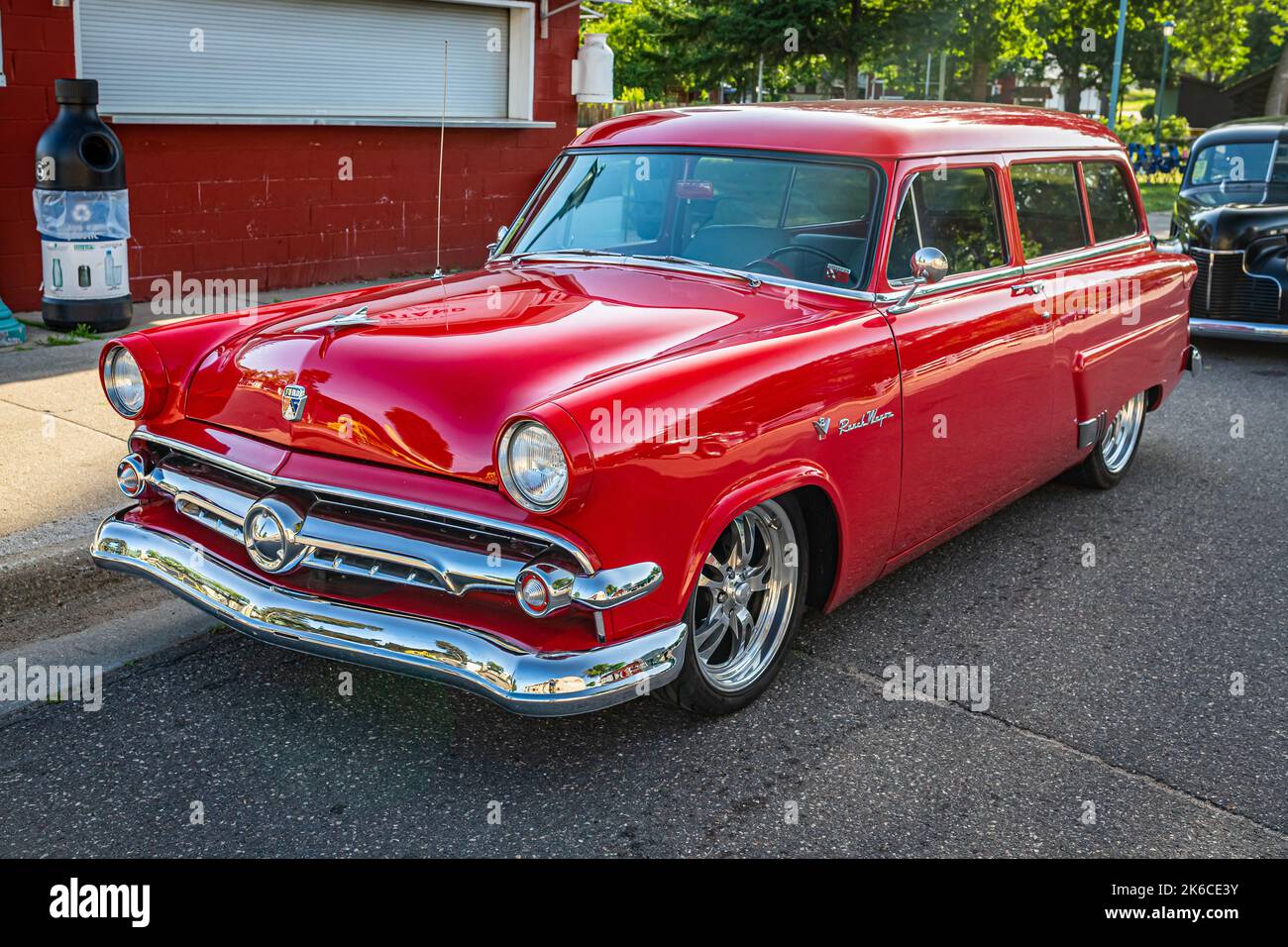 Falcon Heights, MN - June 19, 2022: High perspective front corner view ...