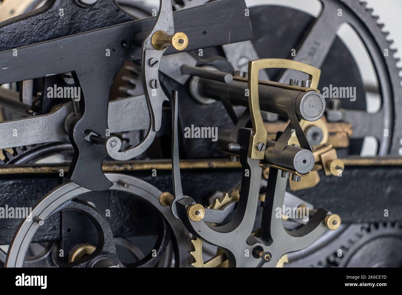 Tower clock mechanic hi-res stock photography and images - Alamy