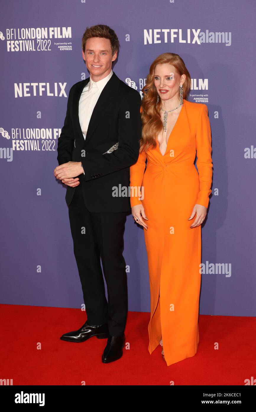Jessica Chastain and Eddie Redmayne attend 'The Good Nurse' screening ...
