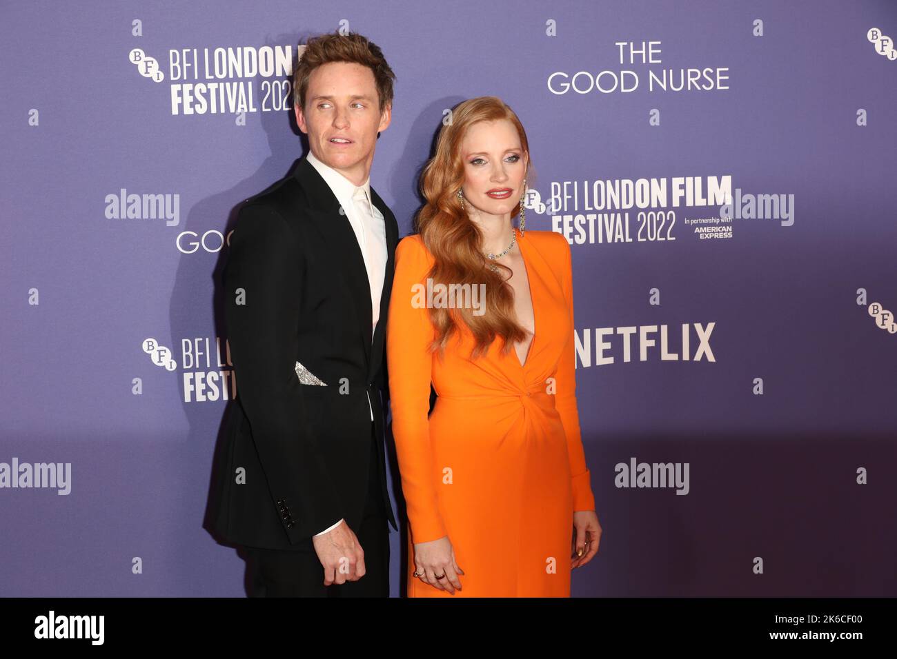 Jessica Chastain and Eddie Redmayne attend 'The Good Nurse' screening ...