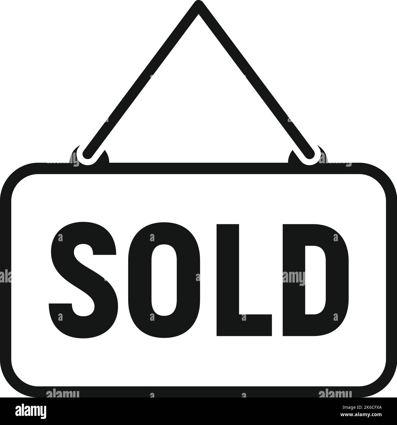 Sold board Black and White Stock Photos & Images - Alamy