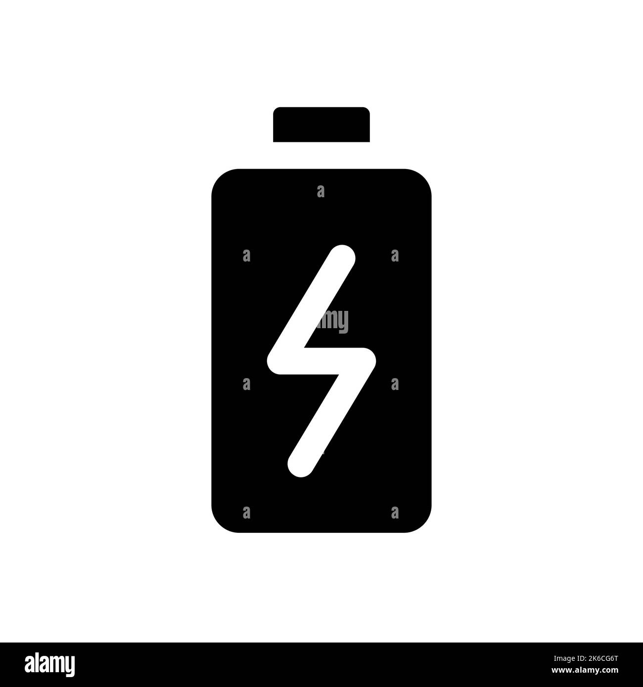 Simple battery icon minimalist Cut Out Stock Images & Pictures - Alamy